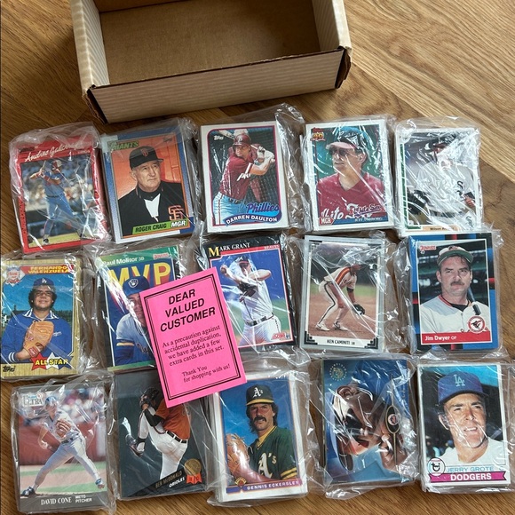 Toys | Nib Vintage Baseball Trading Cards Collection | Poshmark
